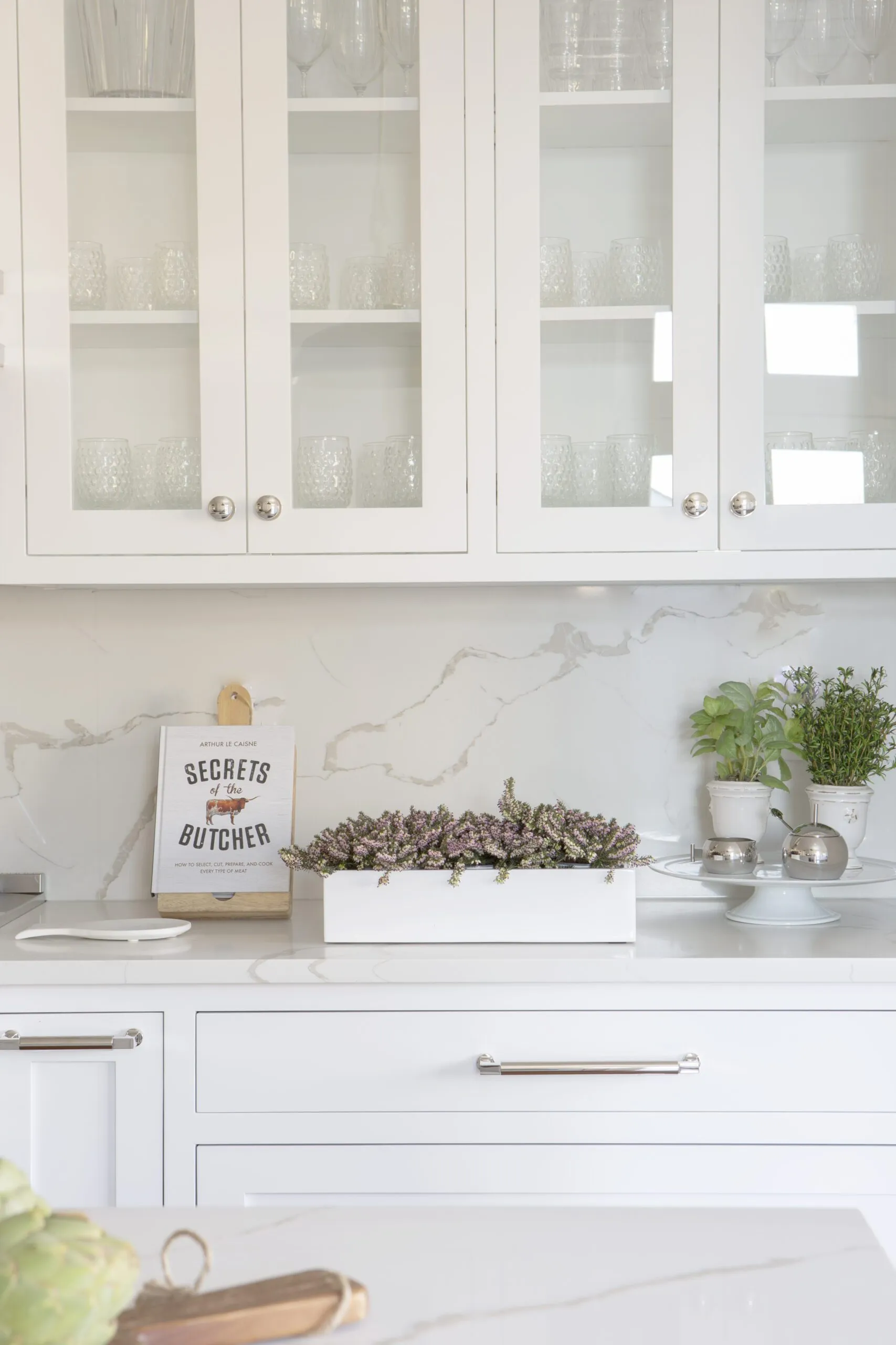 All White Kitchen - Luxurious Oasis - Master Design Cabinetry