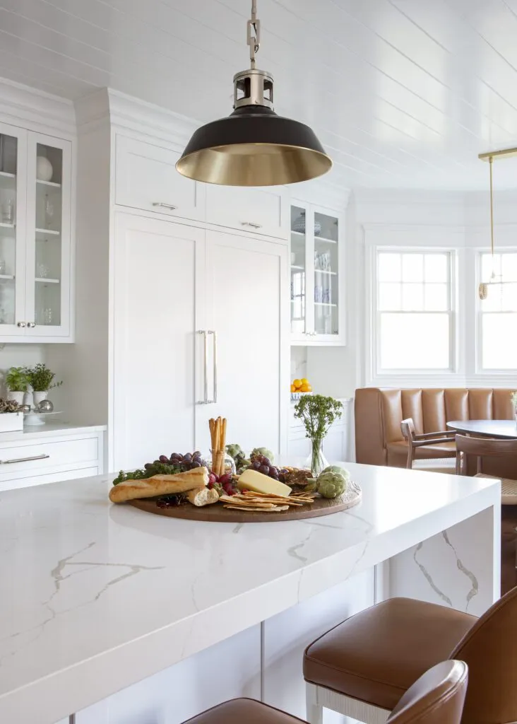 All White Kitchen - Luxurious Oasis - Master Design Cabinetry
